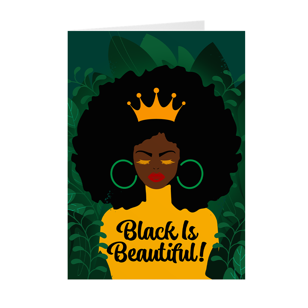 Inner & Outer Beauty - Black is Beautiful - African American Cards ...