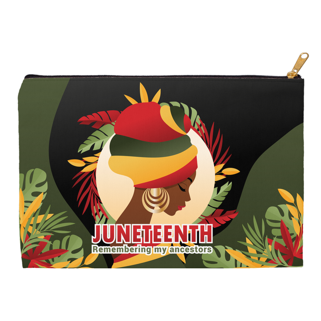 Remembering My Ancestors Juneteenth Accessory Bags – Black Stationery