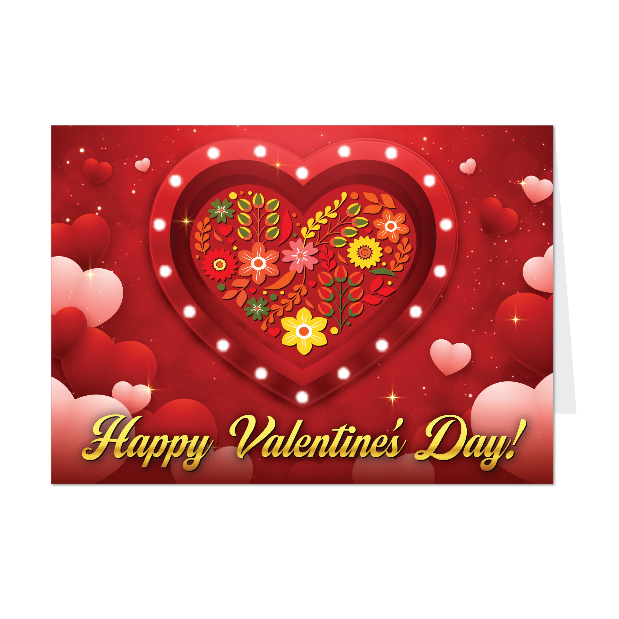 Spotlight on Love - Happy Valentine's Day - Holiday Greeting Cards - H ...