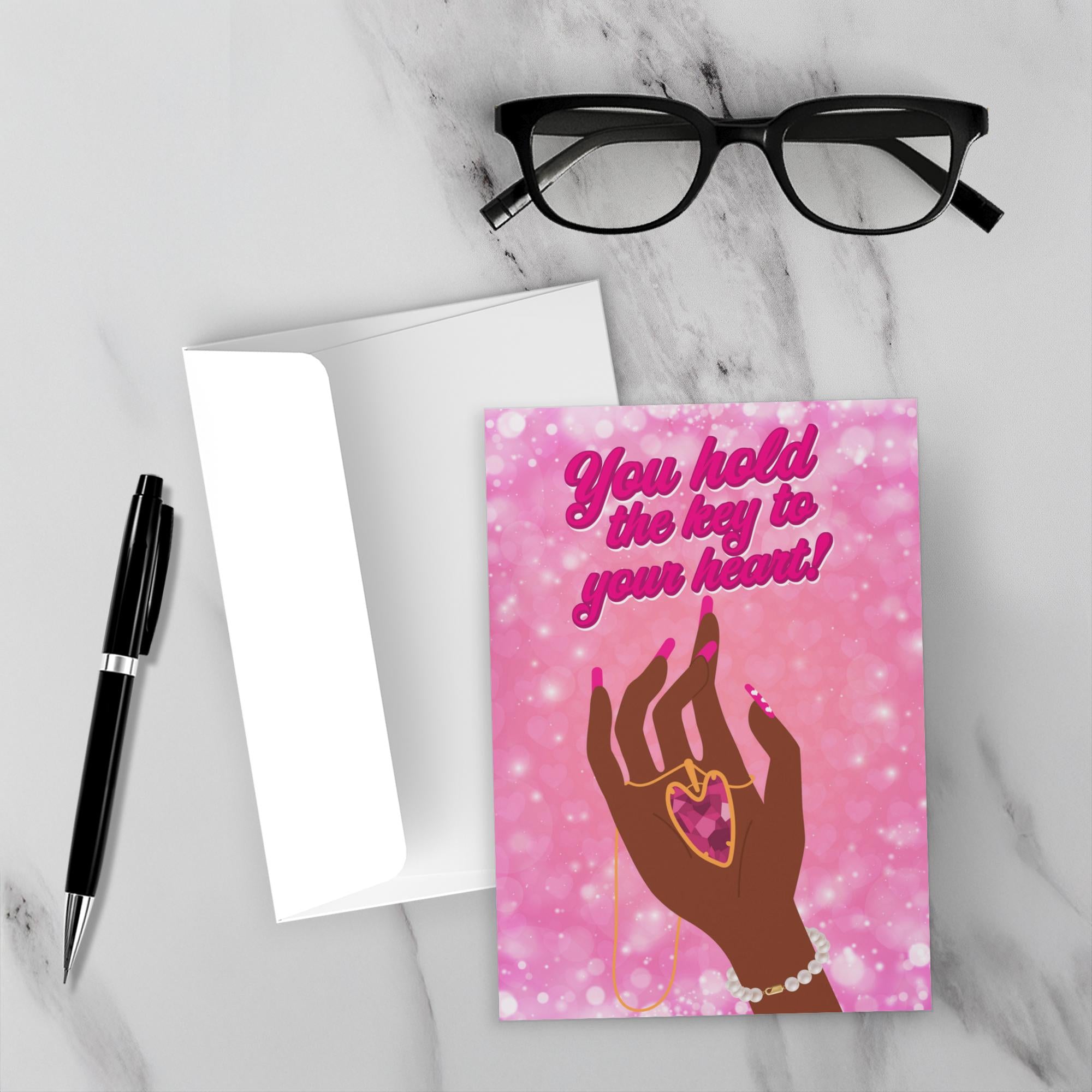You Hold the Key to your Heart - African American Greeting Cards ...